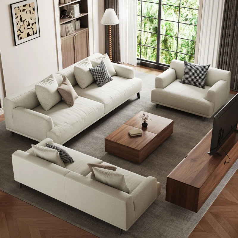 Furnishiaa Elegant Sectional Sofa Set – Stylish & Comfortable