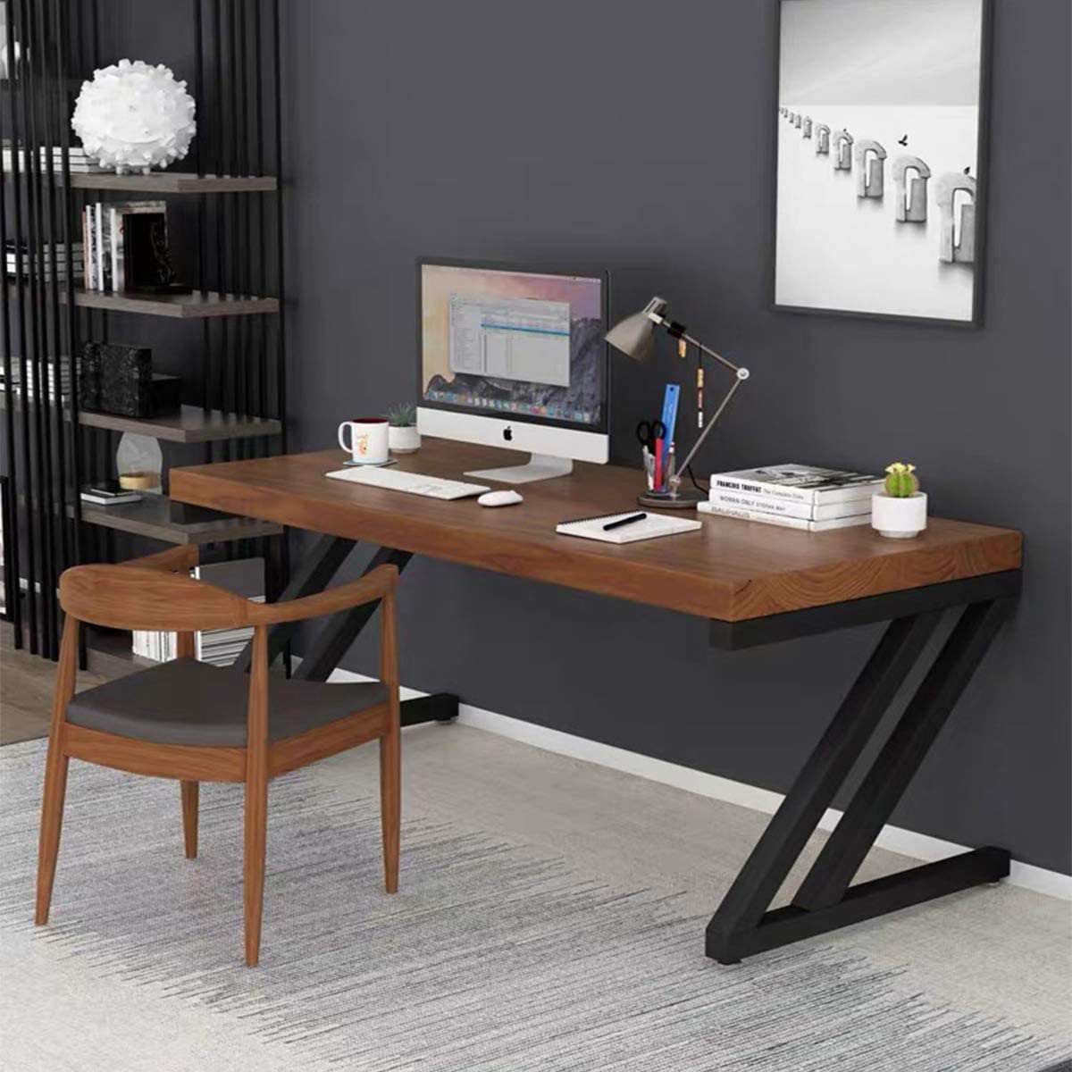 FURNISHIAA Sheesham Wood Console, Study and Computer Table For Home ...