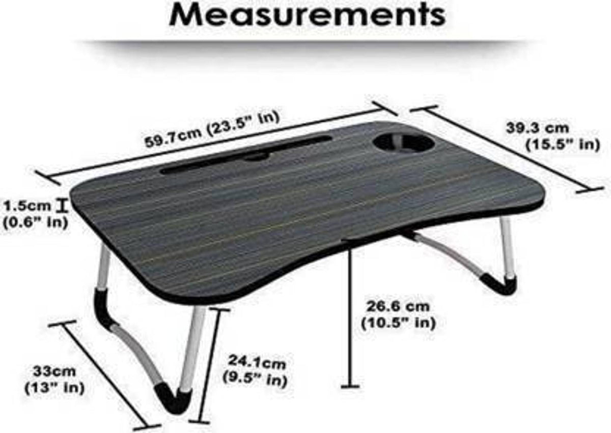 Multi-Purpose Laptop Table/Study Table/Bed Table/Foldable and Portable ...