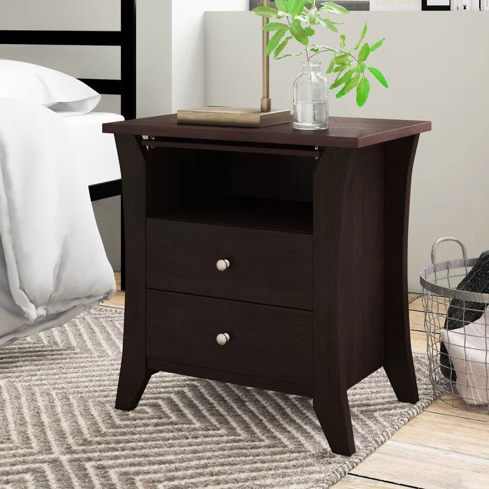 SimpleSide Bedside Table with Tea Tray – Furnishiaa